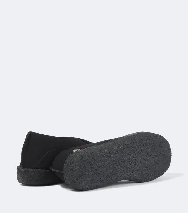 ROA Quilted Slip-on Shoes - Black