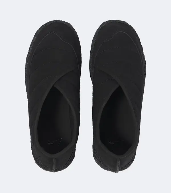 ROA Quilted Slip-on Shoes - Black