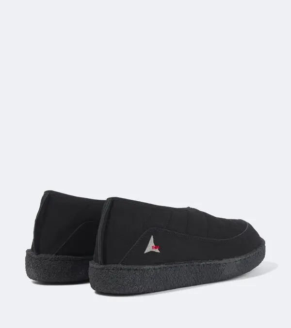 ROA Quilted Slip-on Shoes - Black