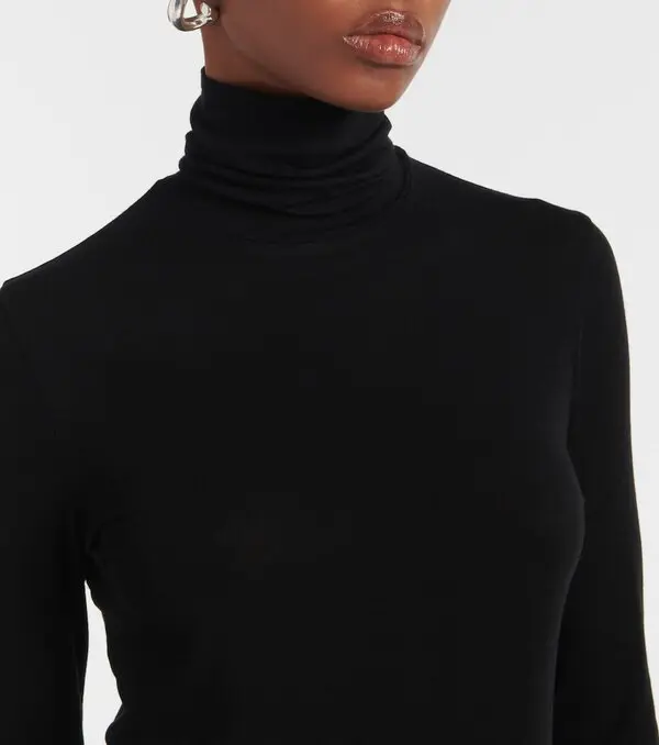 AGOLDE Pascale Jersey Turtleneck Top