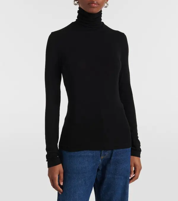 AGOLDE Pascale Jersey Turtleneck Top