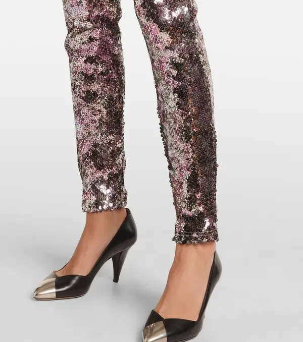 Isabel Marant Étoile Bella Sequined Leggings