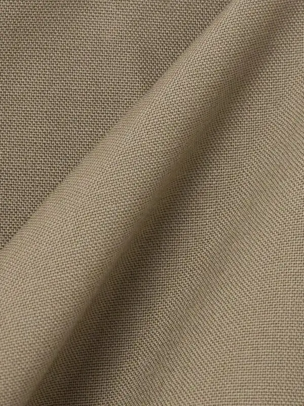 RÓHE Draped Wool Blouse