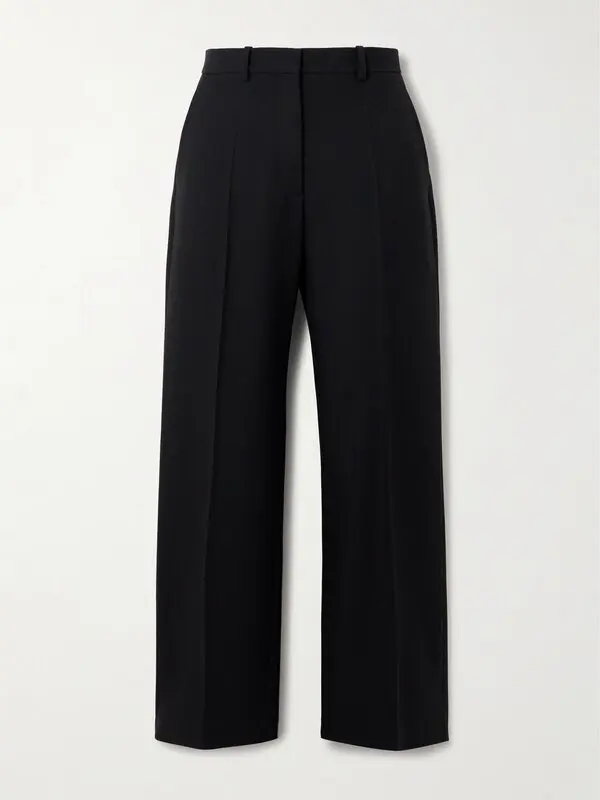 THE ROW Albereta Wool Straight-leg Pants