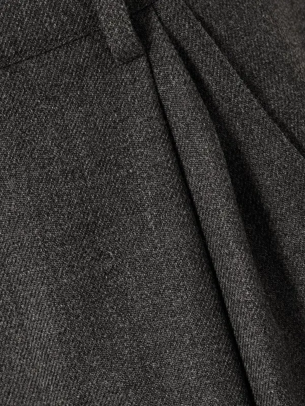 LIBEROWE The Vanguard Annie Pleated Wool Wide-leg Trousers