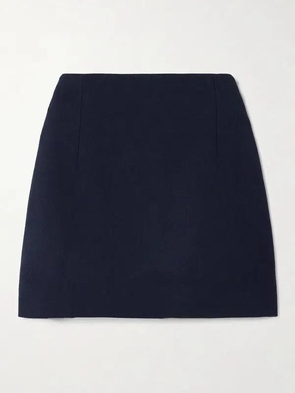 LIBEROWE Vera Paneled Wool Mini Skirt