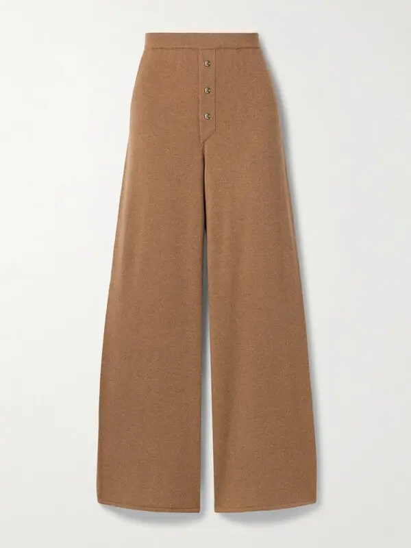 Guest In Residence Everywhere" Cashmere Track Pants - Brown