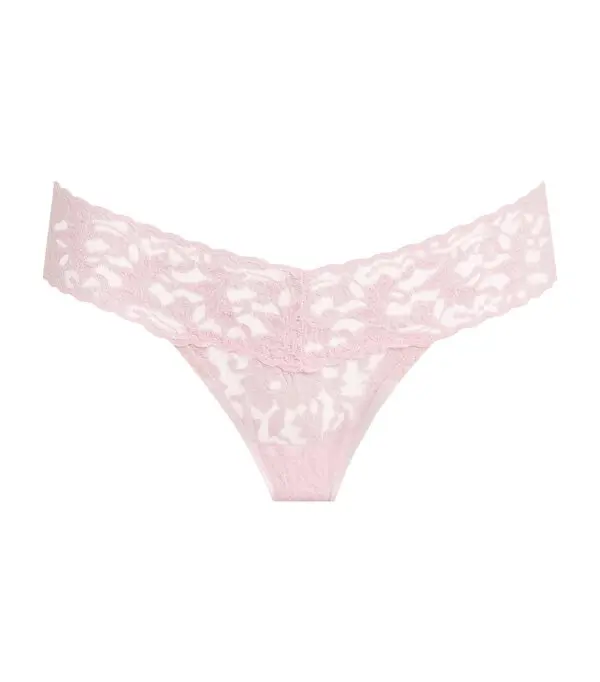 Hanky Panky Lace Low-rise Thong - Pink