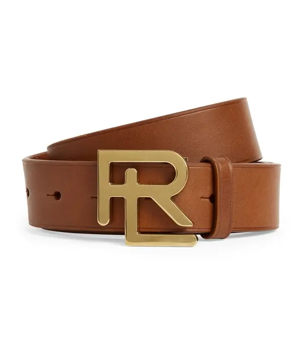 Ralph Lauren Purple Label Leather Rl Belt