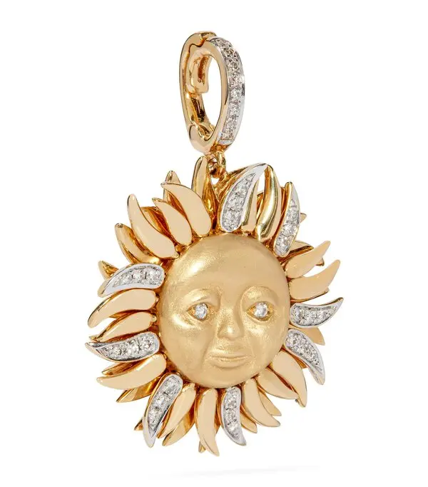 Annoushka Gold And Diamond Mythology Sun Charm