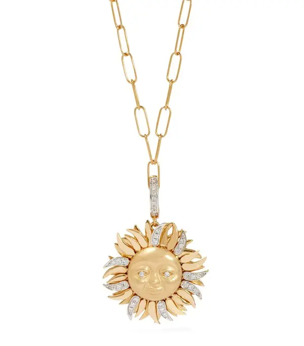Annoushka Gold And Diamond Mythology Sun Charm