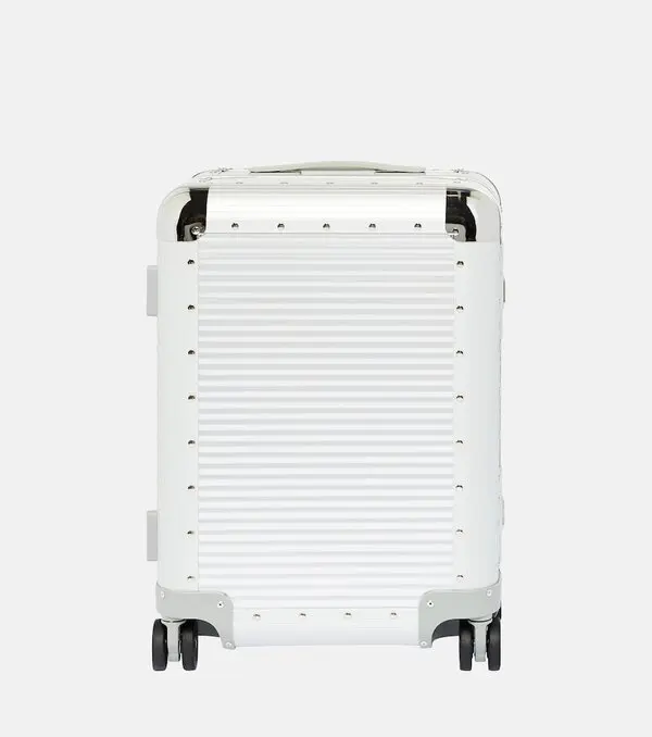 FPM MILANO Spinner 55m Cabin Suitcase In Aluminium - Silver