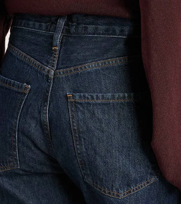 AGOLDE Ren High-rise Wide-leg Jeans In Polished