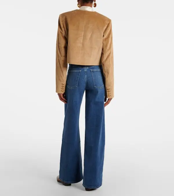 Citizens Of Humanity Pia Cropped Cotton Corduroy Jacket