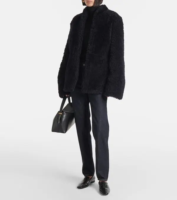 TOTEME Shearling Jacket - Blue