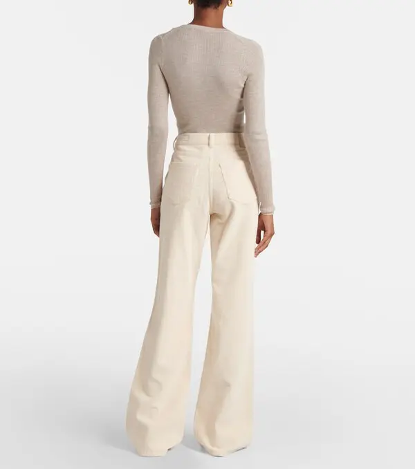 Ag Padua Mid-rise Corduroy Flared Jeans