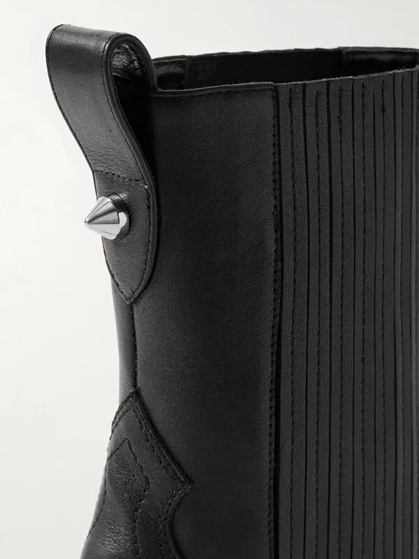 CHRISTIAN LOUBOUTIN Santigag 85 Leather Ankle Boots