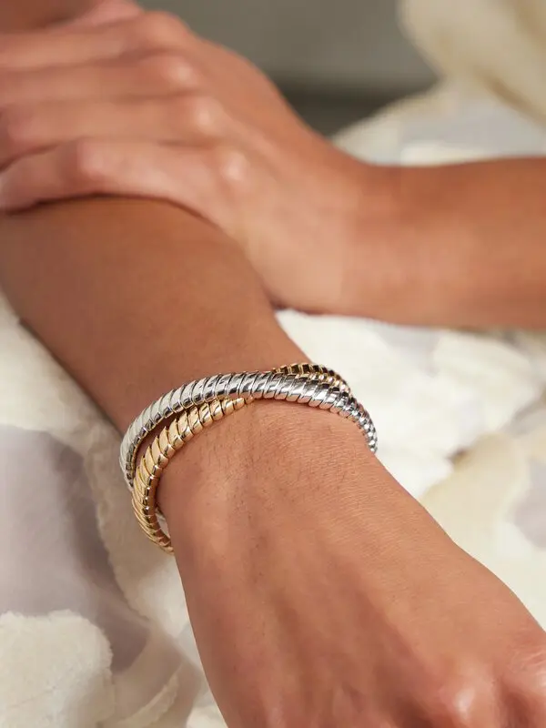 ROXANNE ASSOULIN The Double Cobra Set Of Two Bracelets