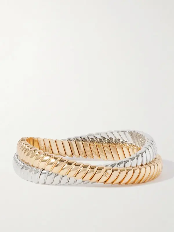 ROXANNE ASSOULIN The Double Cobra Set Of Two Bracelets