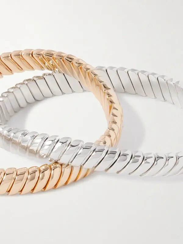 ROXANNE ASSOULIN The Double Cobra Set Of Two Bracelets