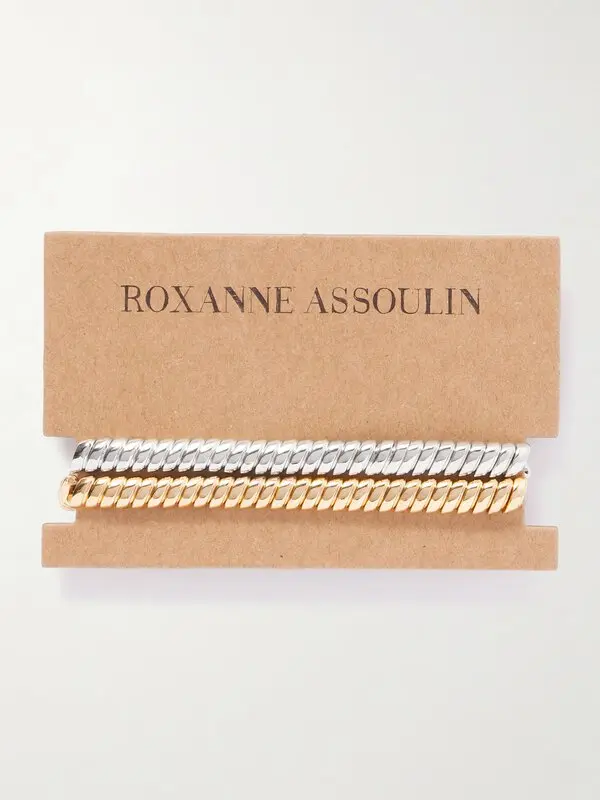 ROXANNE ASSOULIN The Double Cobra Set Of Two Bracelets