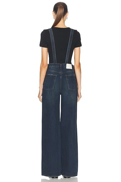 GRLFRND Sadie Wide Leg Overalls Jeans