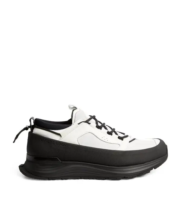 Canada Goose Suede Glacier Trail Lace-up Sneakers - Black