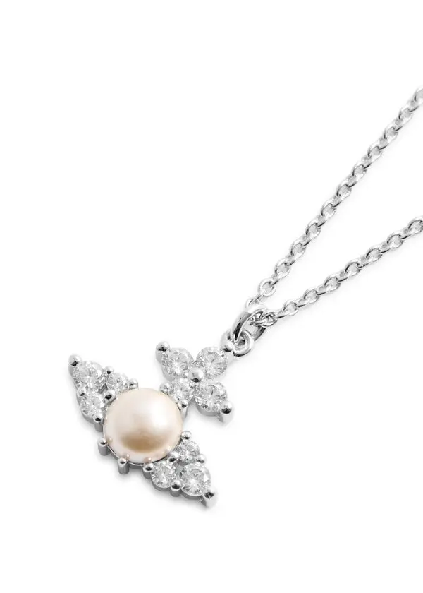 VIVIENNE WESTWOOD Feodora Crystal-embellished Orb Pendant Necklace
