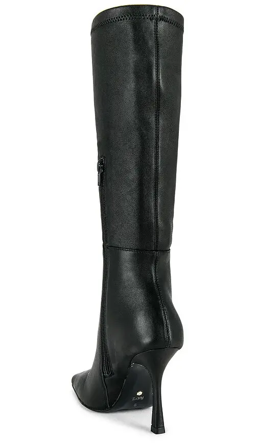 Raye Pia Leather Boots - Black
