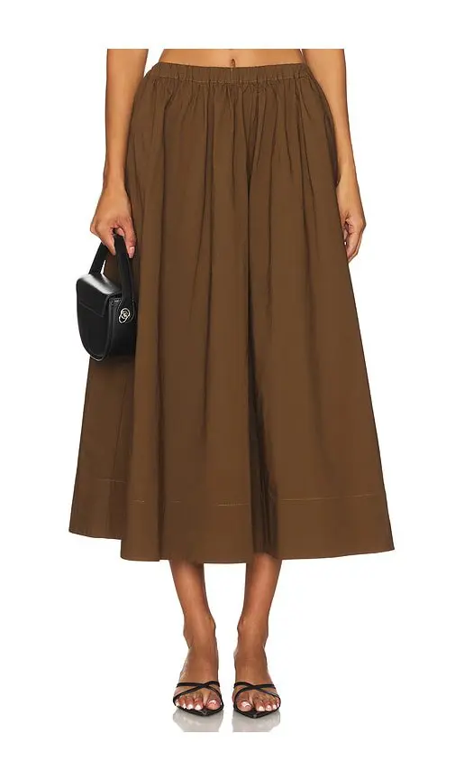 CAMILA COELHO Gurina Skirt - Brown