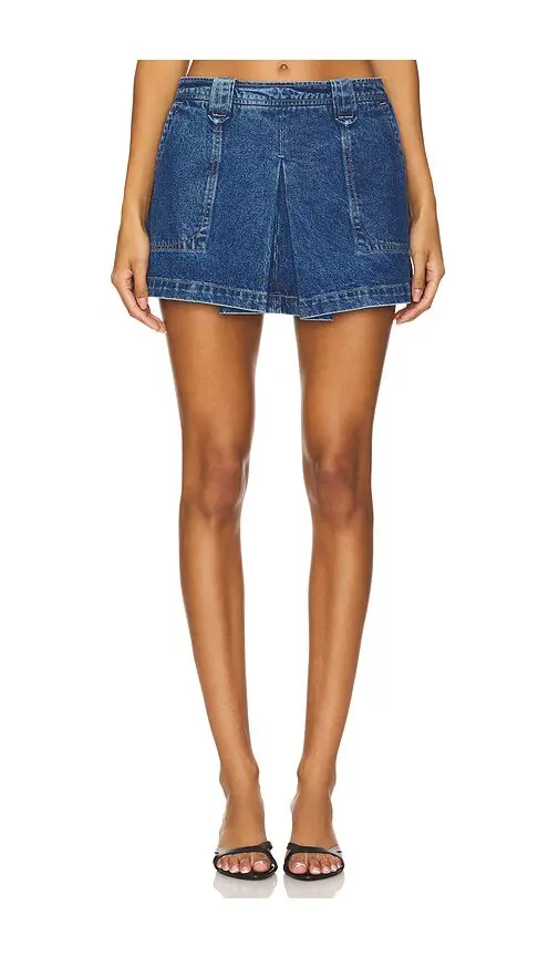 GRLFRND Pleated Mini Skirt
