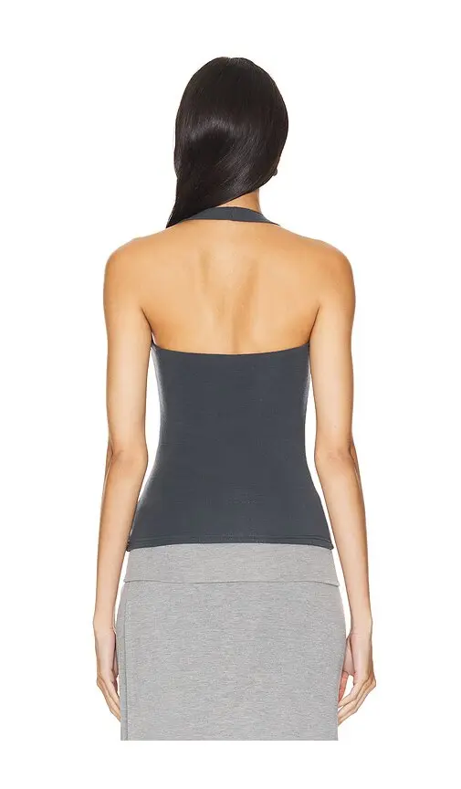 GEEL Isabelle Halter Top - Grey