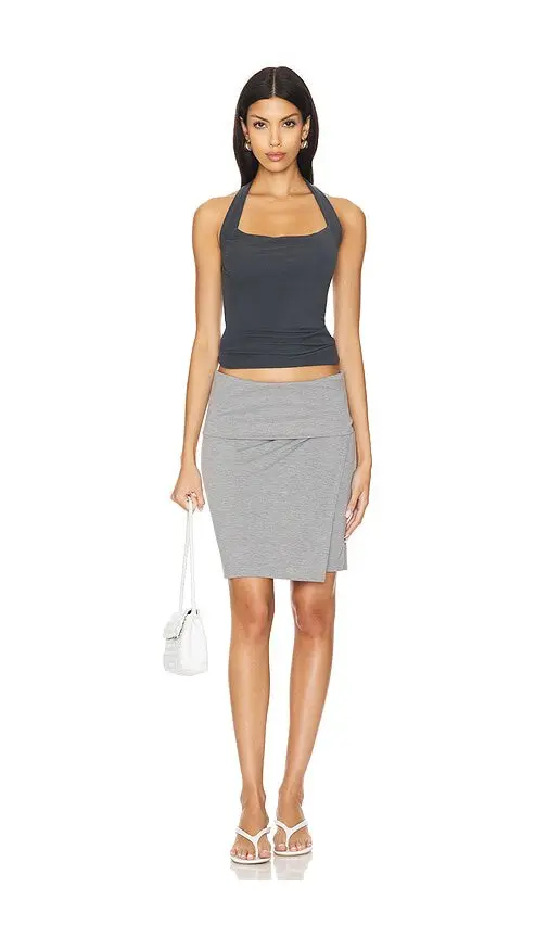 GEEL Isabelle Halter Top - Grey