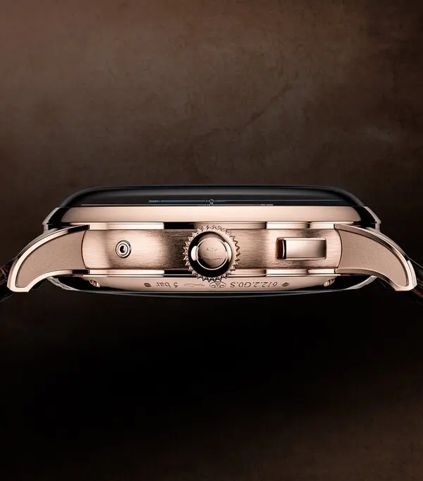 JAEGER-LECOULTRE Duometre Chronograph Moon Watch In Pink Gold