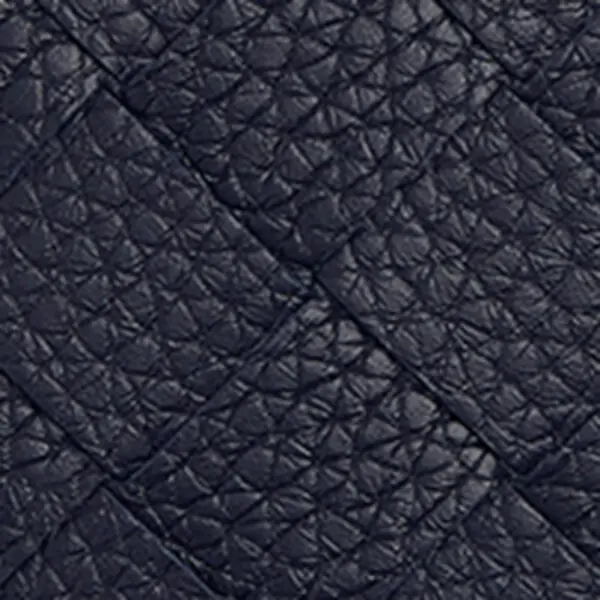Bottega Veneta Leather Intreccio Badge Holder - Blue