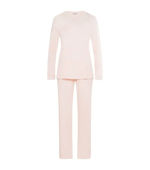 Hanro Cotton Moments Pyjama Set - Neutral