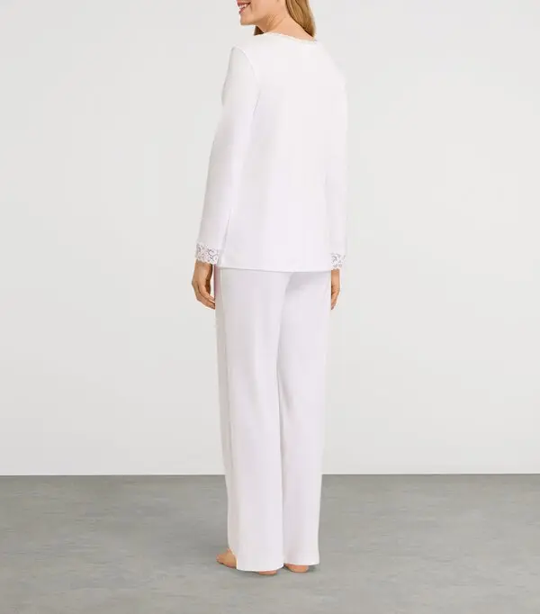 Hanro Cotton Moments Pyjama Set - White