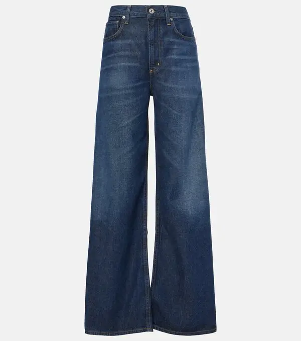 Citizens Of Humanity Paloma High-rise Wide-leg Jeans - Blue