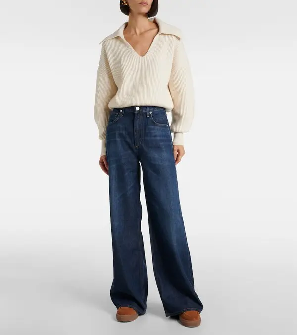 Citizens Of Humanity Paloma High-rise Wide-leg Jeans - Blue