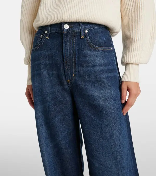Citizens Of Humanity Paloma High-rise Wide-leg Jeans - Blue