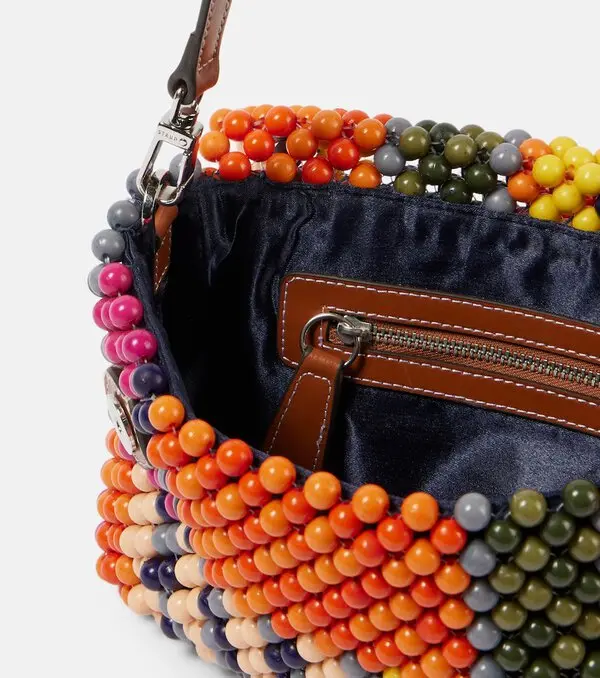 Staud Timmy Beaded Shoulder Bag