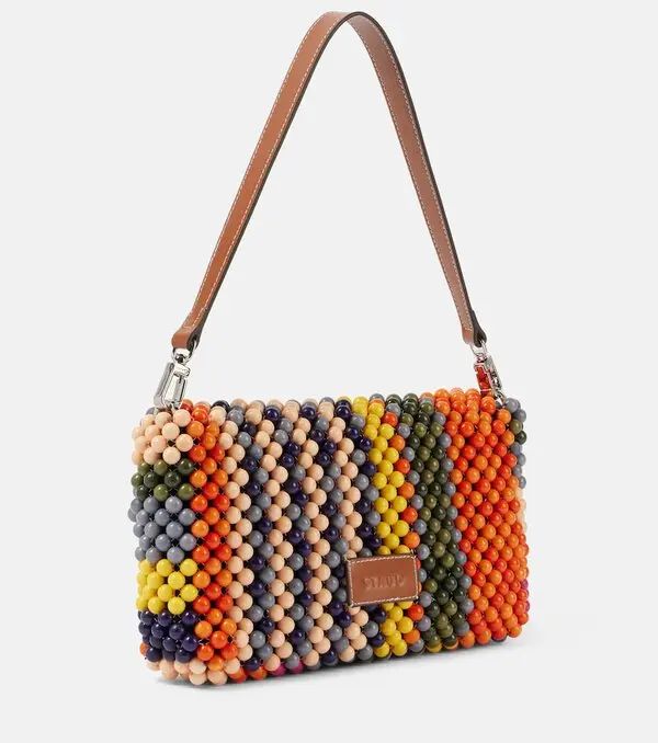 Staud Timmy Beaded Shoulder Bag