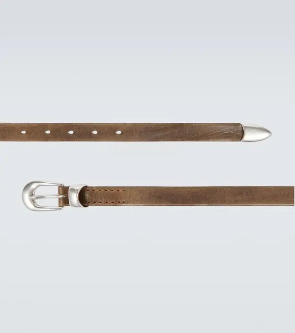 Our Legacy Calf Leather Belt - Brown