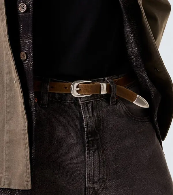 Our Legacy Calf Leather Belt - Brown