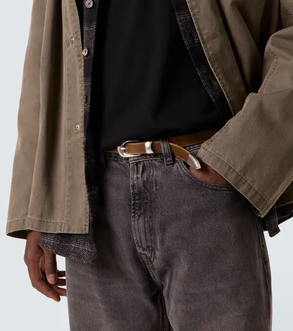 Our Legacy Calf Leather Belt - Brown
