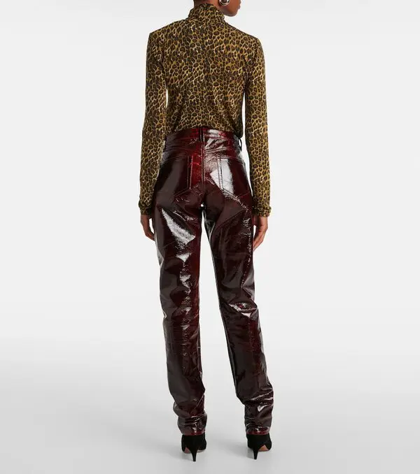 Isabel Marant Étoile Lovis Slim Cotton-blend Pants - Brown