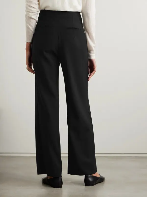 LIBEROWE Annie Pleated Wool Wide-leg Trousers