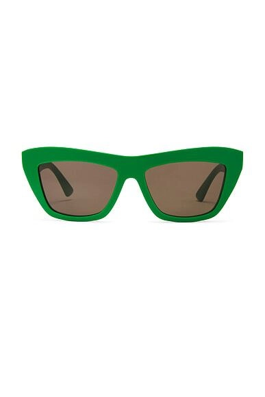 Bottega Veneta Classic Ribbon Sunglasses - Green