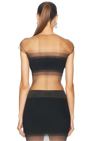 GRACE LING Evanescent Censor Top
