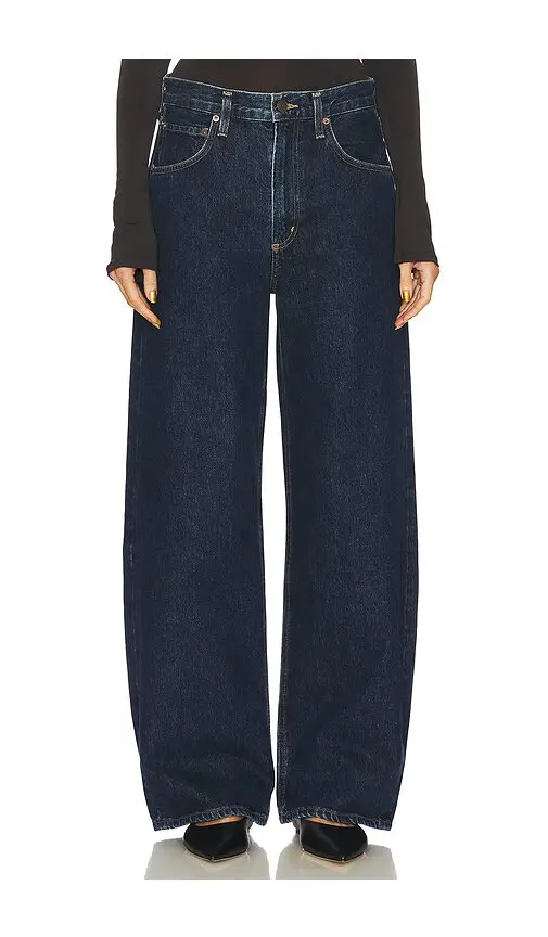 AGOLDE Low Curve Wide Leg Jeans - Blue